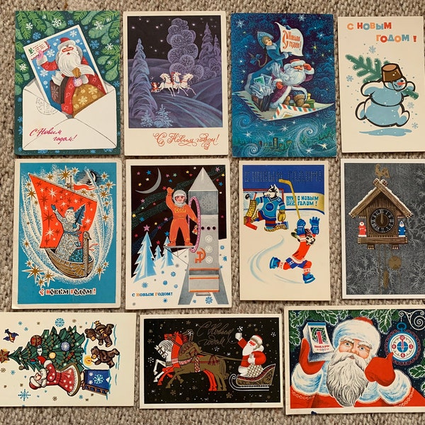 Russian Postcards - Etsy