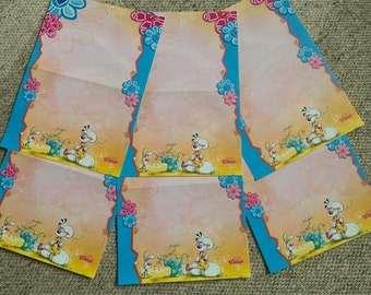 DIDDL Writing Paper Sheets, Single Designs, Vintage Decorated Letter ...