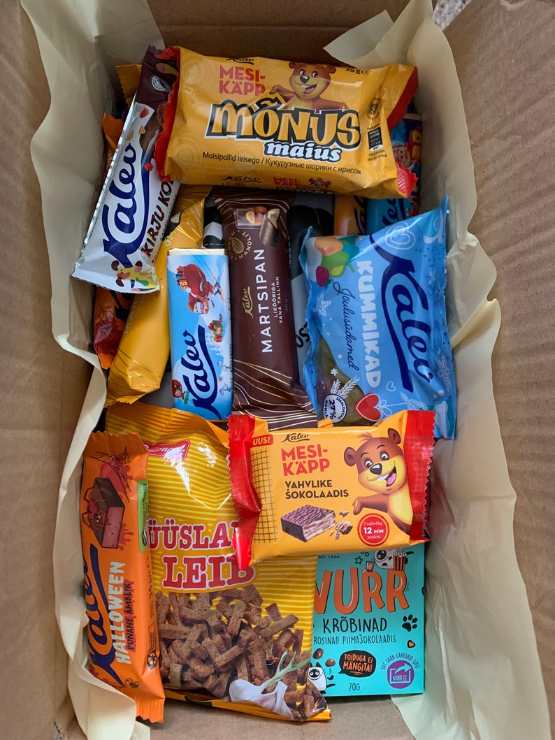 Estonian Sweet and Savoury Box / Gift Idea / Estonian Marzipan / Candy ...
