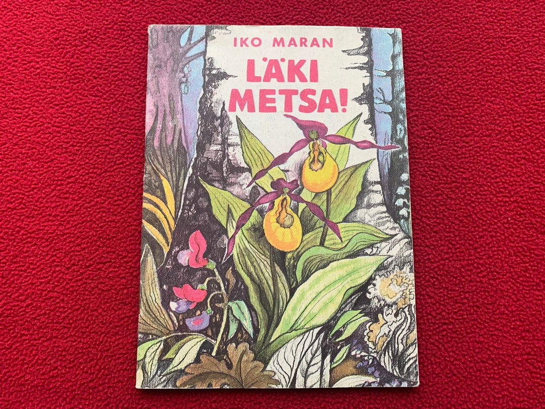 Vintage Estonian Children's Book With Gorgeous Illustrations by Silvi ...