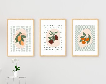 Abstract Kitchen Art - Etsy