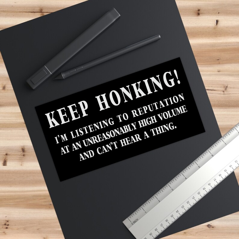 Taylor Swift Reputation Bumper Sticker Taylor Swift Bumper - Etsy