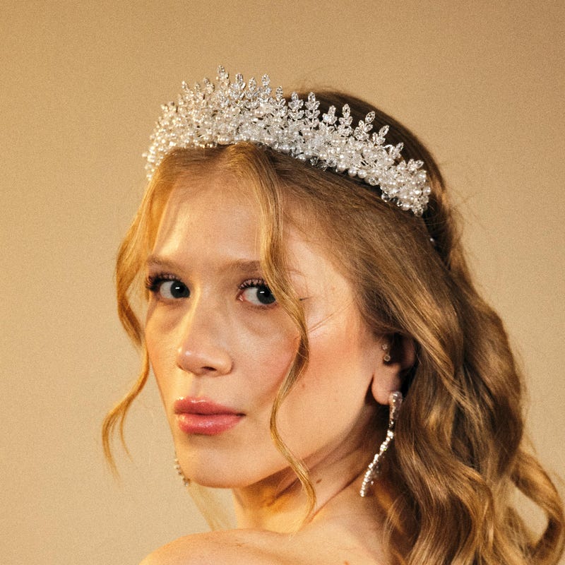 Pearl Tiaras for Brides - Etsy