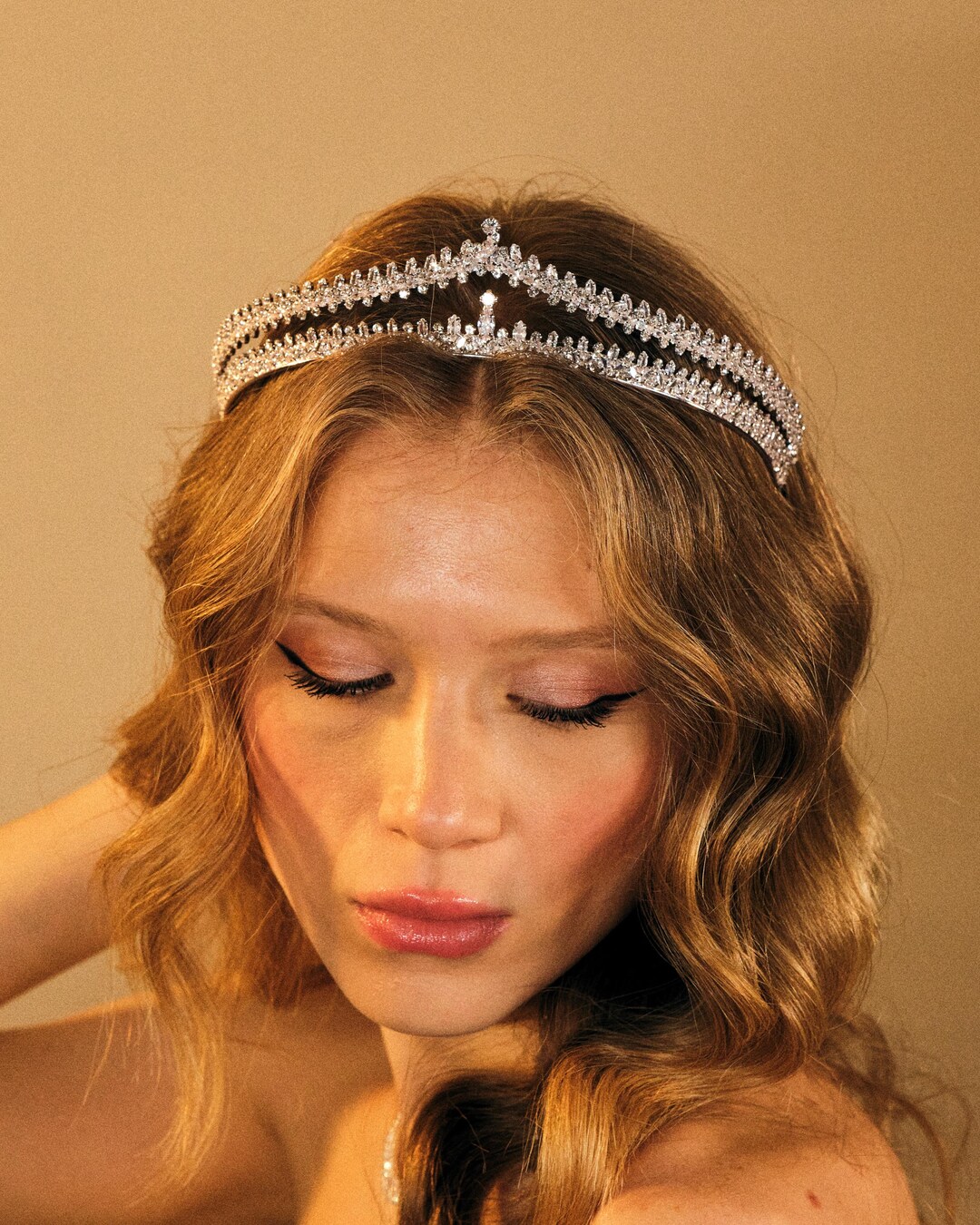 Bridal Tiara, Zircon Bride Tiara, Wedding Tiara, Princess Tiara - Etsy