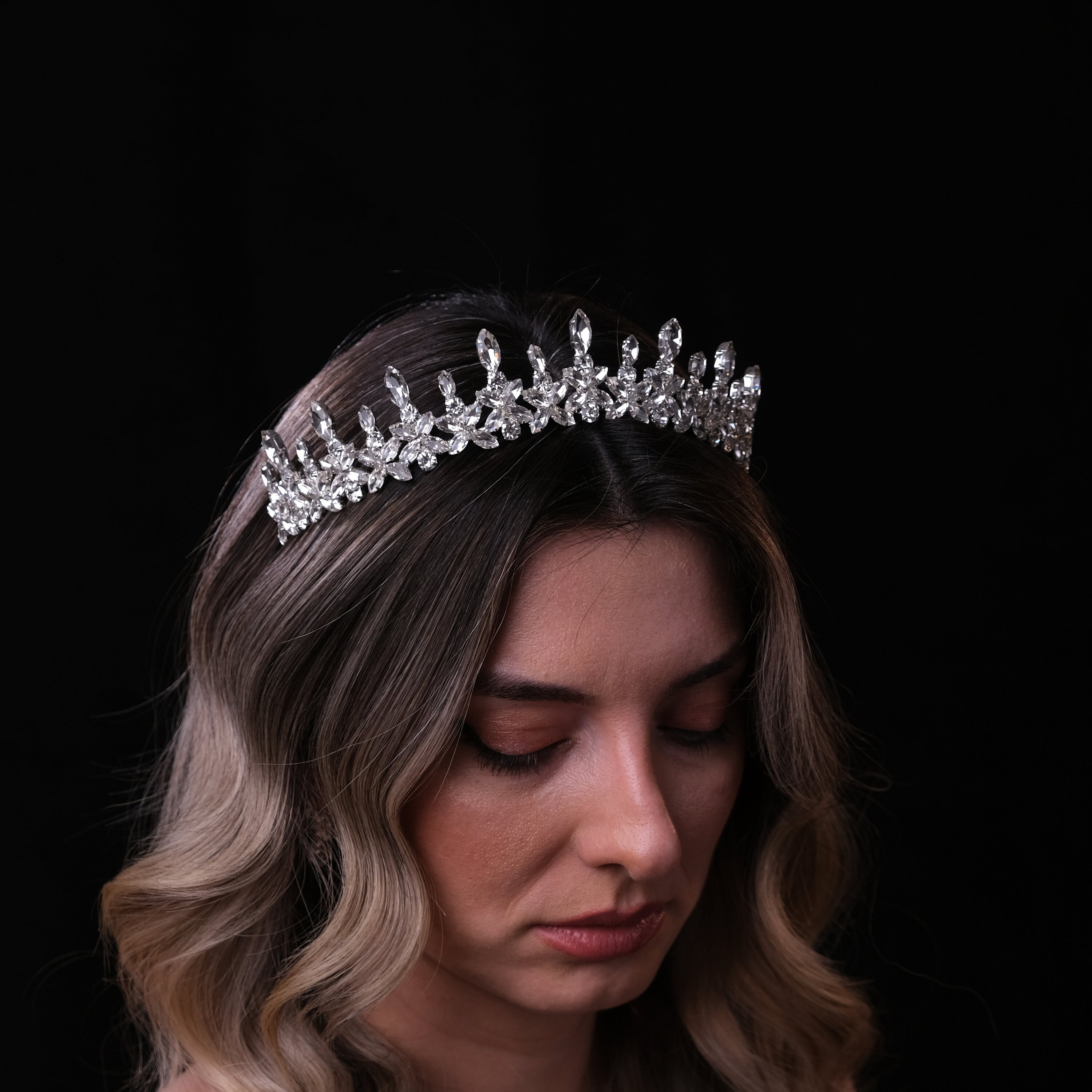 Swarovski Crystal Tiara, Crystal Wedding Tiara, Wedding Tiara, Bridal ...