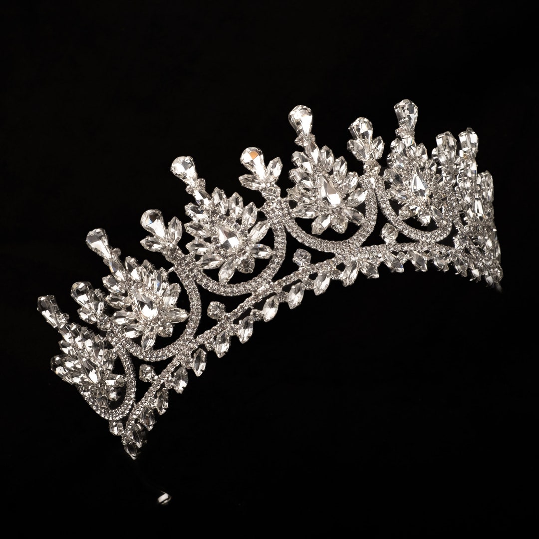 Swarovski Crystal Tiara, Crystal Wedding Tiara, Wedding Tiara, Bridal ...