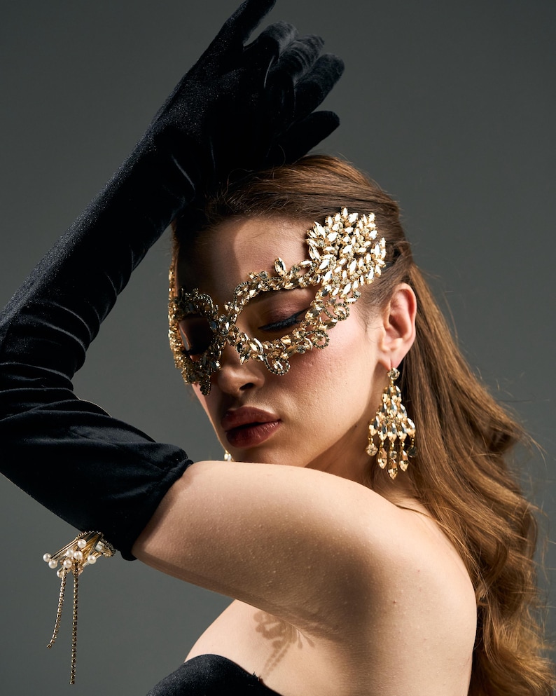 Gold Masquerade Mask, Venetian Party, Ball and Festival Mask - Etsy