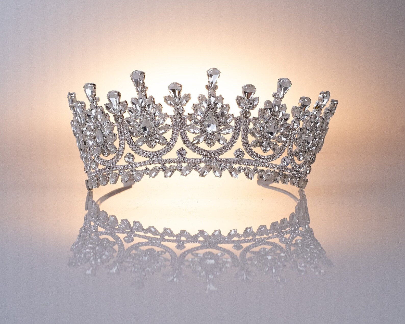 Swarovski Crystal Tiara, Crystal Wedding Tiara, Wedding Tiara, Bridal ...