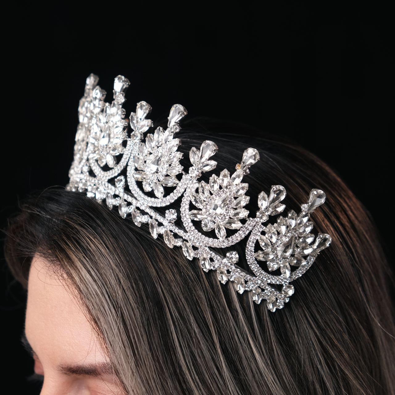 Swarovski Crystal Tiara, Crystal Wedding Tiara, Wedding Tiara, Bridal ...