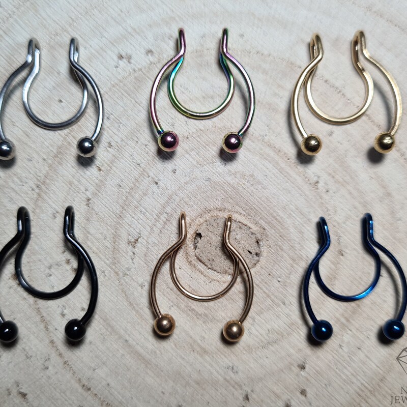 Fake Septum Piercing - Etsy