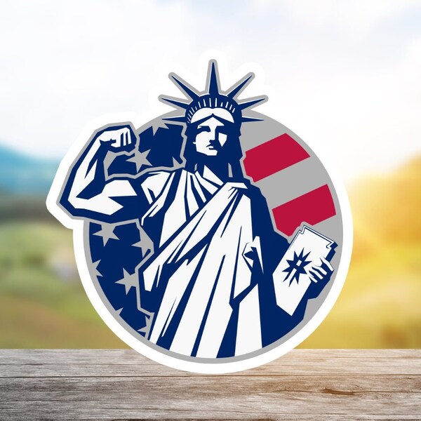 Lady Liberty Sticker - Etsy