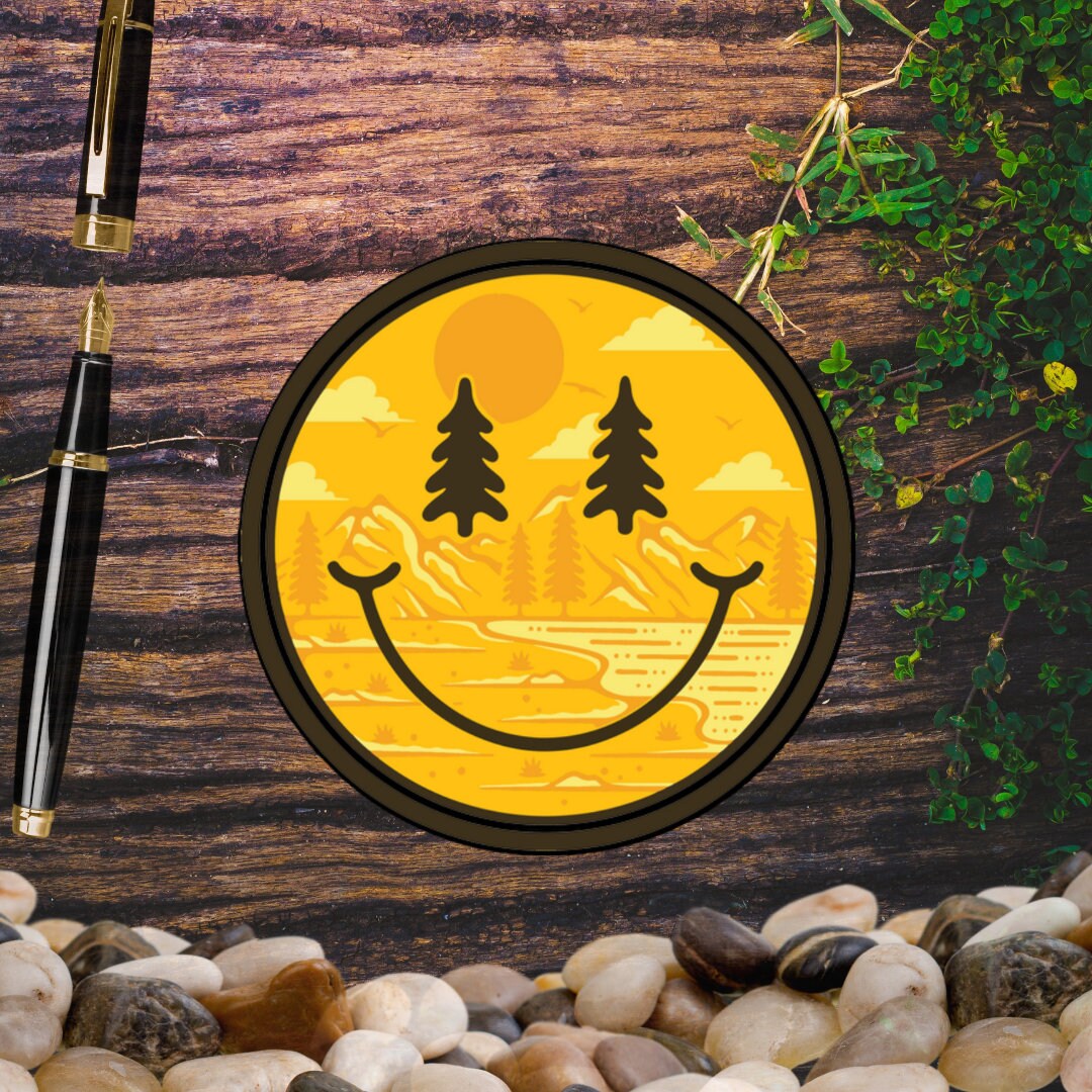Smiley View Sticker for Bumpers, Hydro Flasks, Car Windows, Laptops ...