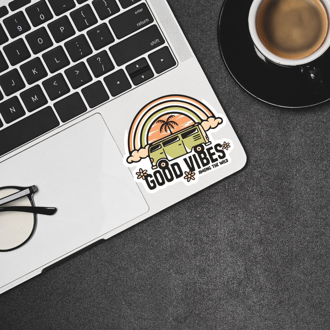Good Vibes Sticker for Bumpers, Hydro Flasks, Car Windows, Laptops ...