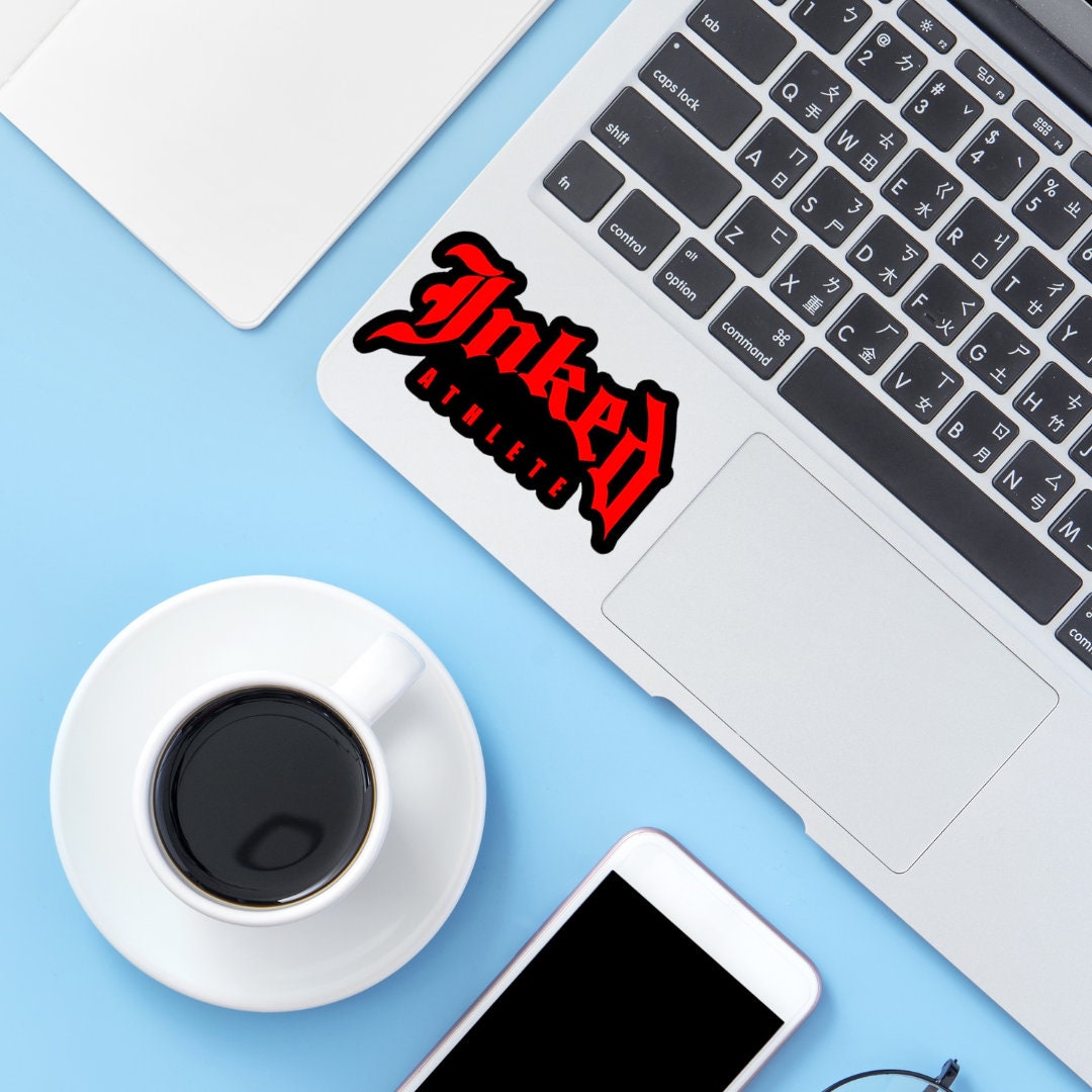 Inked Athlete Vinyl Sticker - Water Resistant for Scrapbooks Cars ...