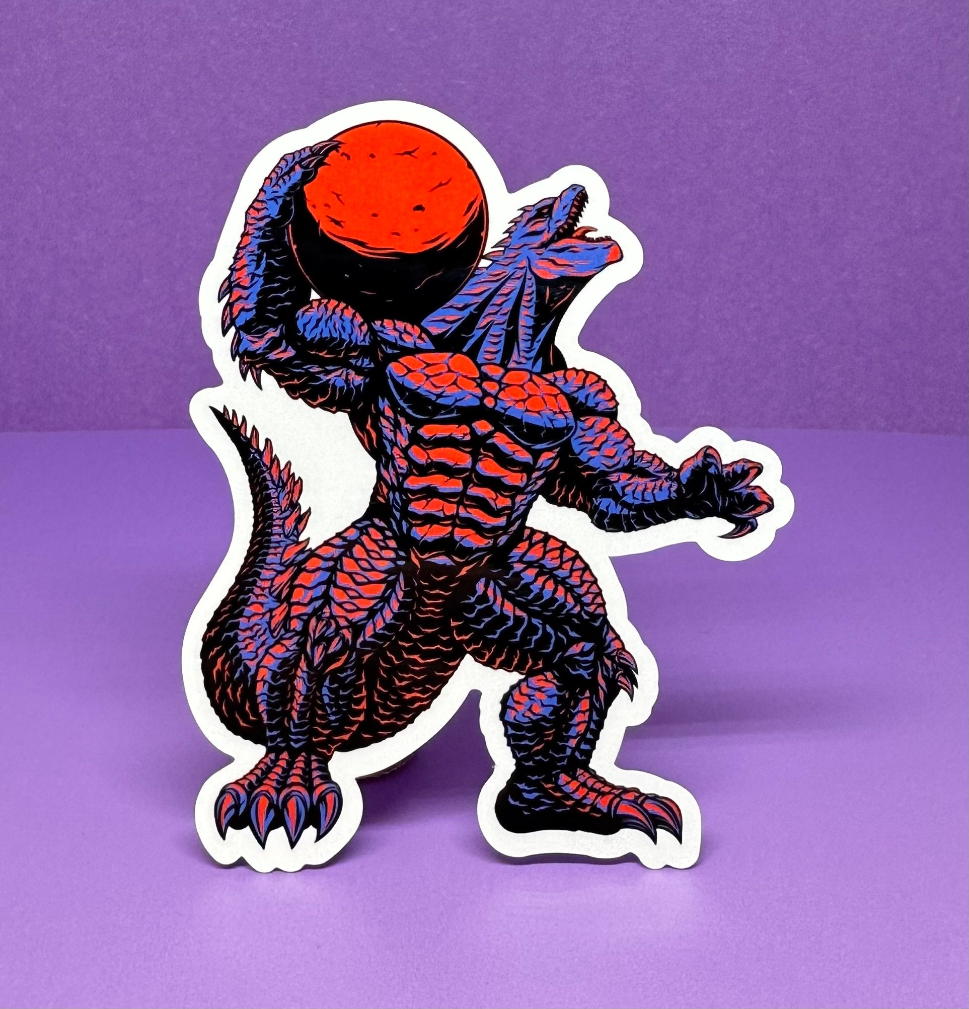 Godzilla Vinyl Sticker - Scrapbook Car Laptop Phone Water Bottles ...