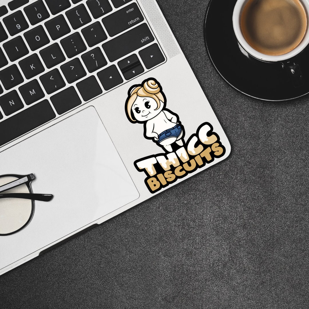 Thicc Biscuits Booty Vinyl Sticker - Waterproof Car Decal for ...