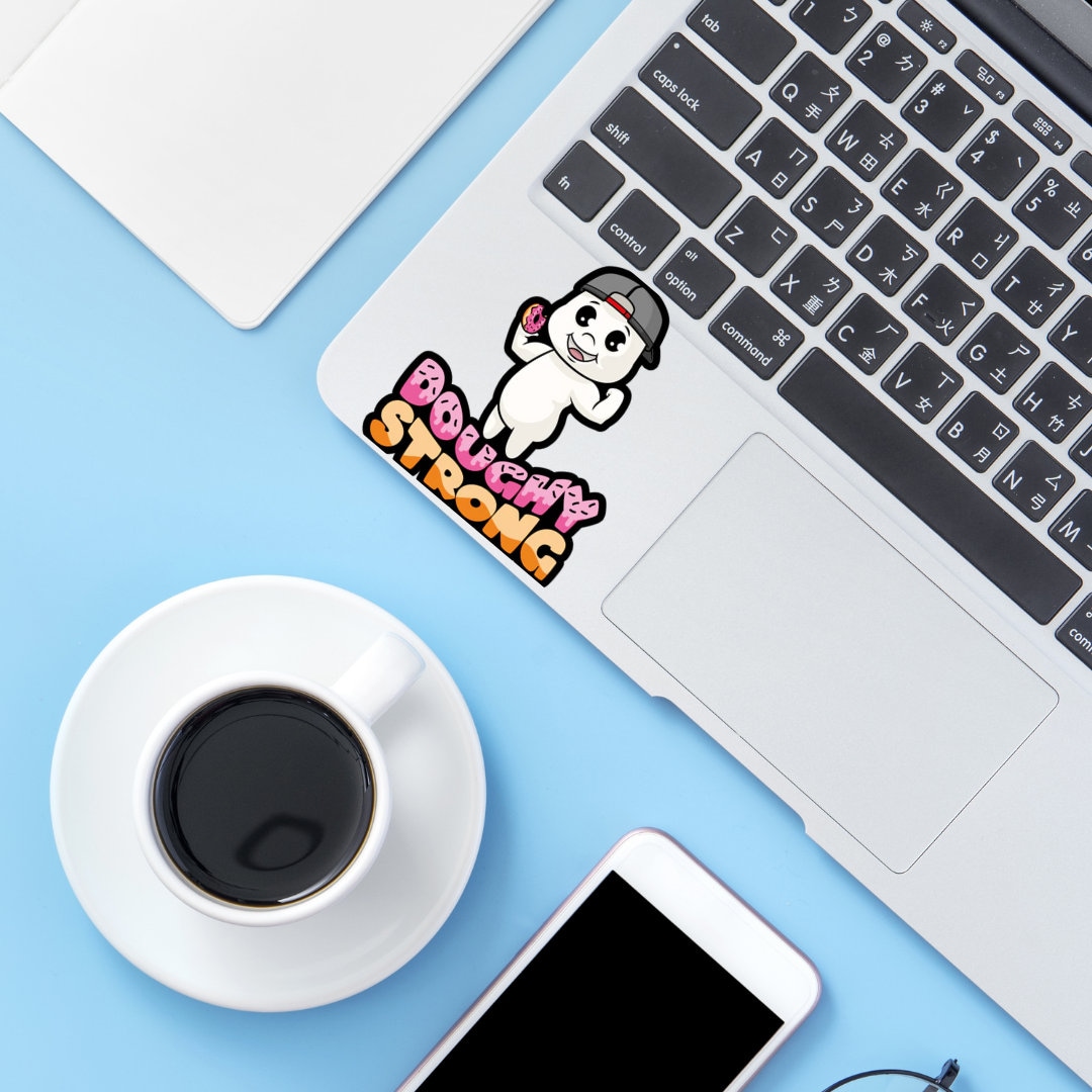 Doughy Strong Vinyl Sticker - Waterproof Decal for Scrapbooking Cars ...
