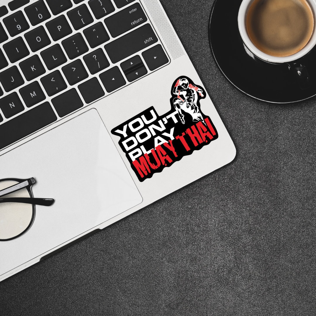 Muay Thai Vinyl Sticker Waterproof for Scrapbooks Cars Laptops Water ...