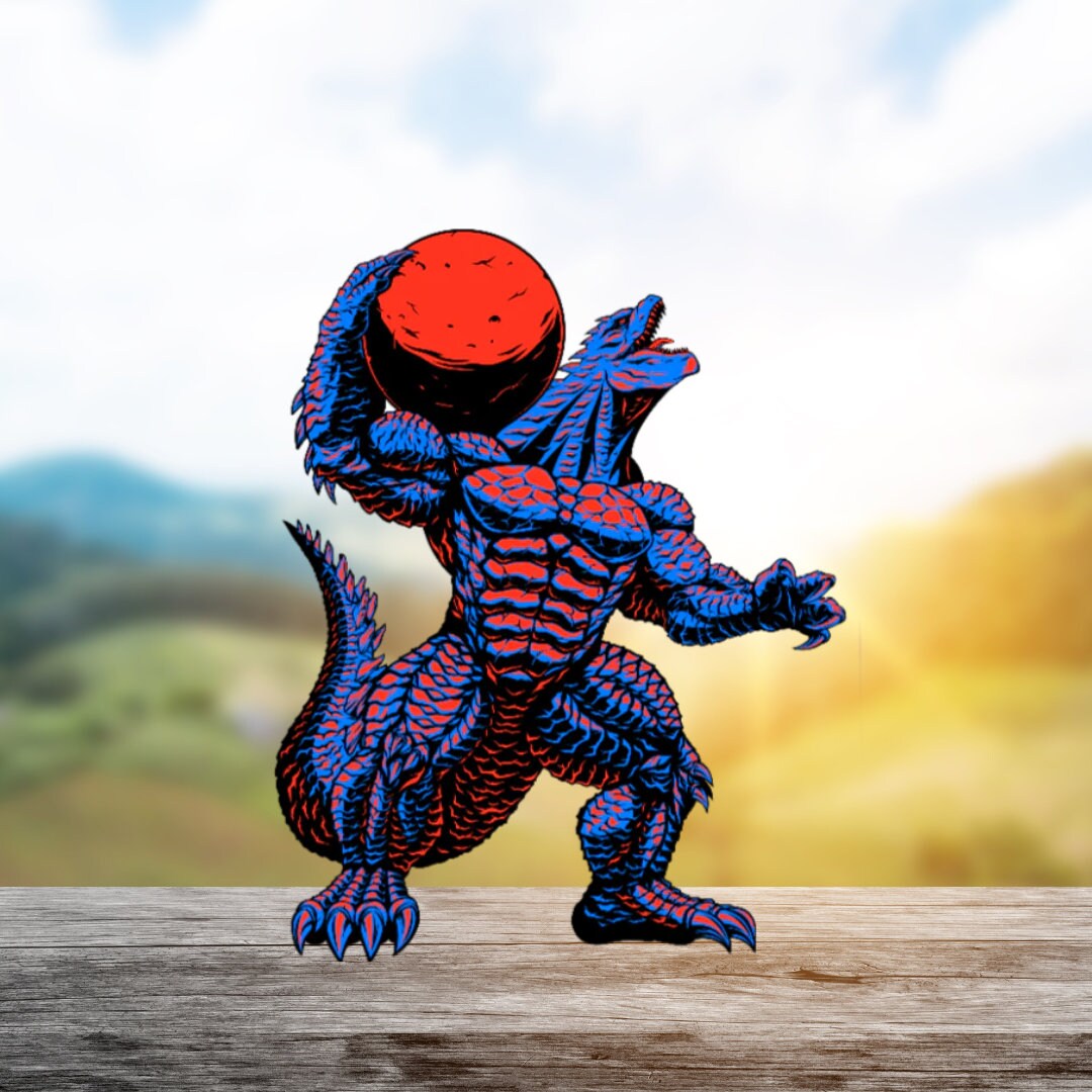 Godzilla Vinyl Sticker Scrapbook Car Decal Bumper Sticker - Etsy