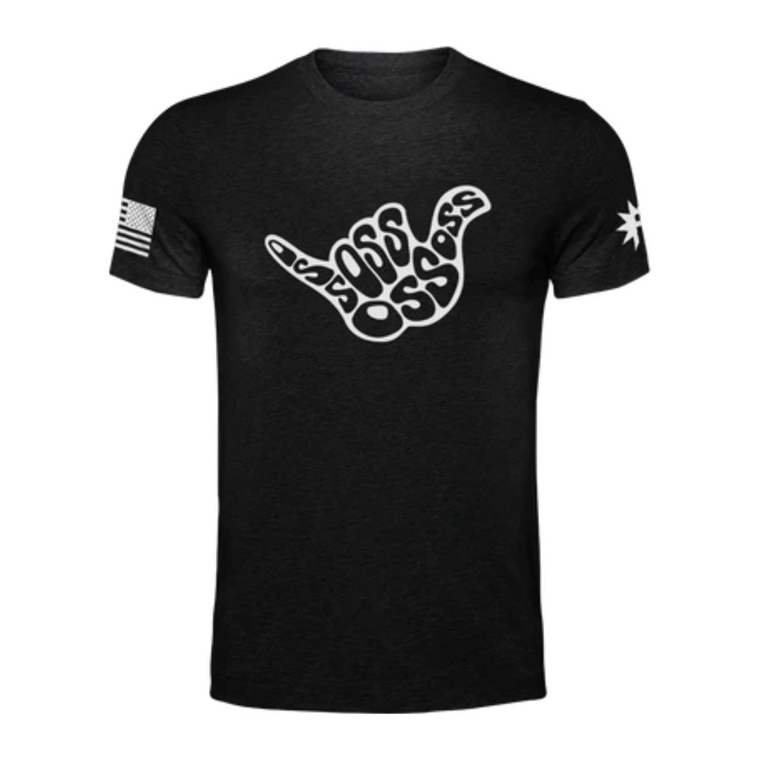 OSS Shaka Unisex T-shirt Funny Graphic Tee Fitness Athletic Apparel ...