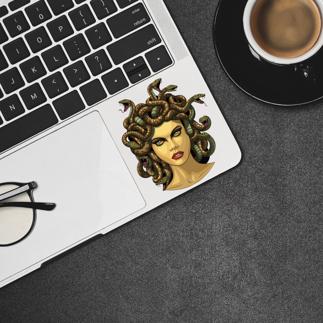 Medusa Vinyl Sticker - Snake Stone Design for Scrapbooks Cars Laptops ...