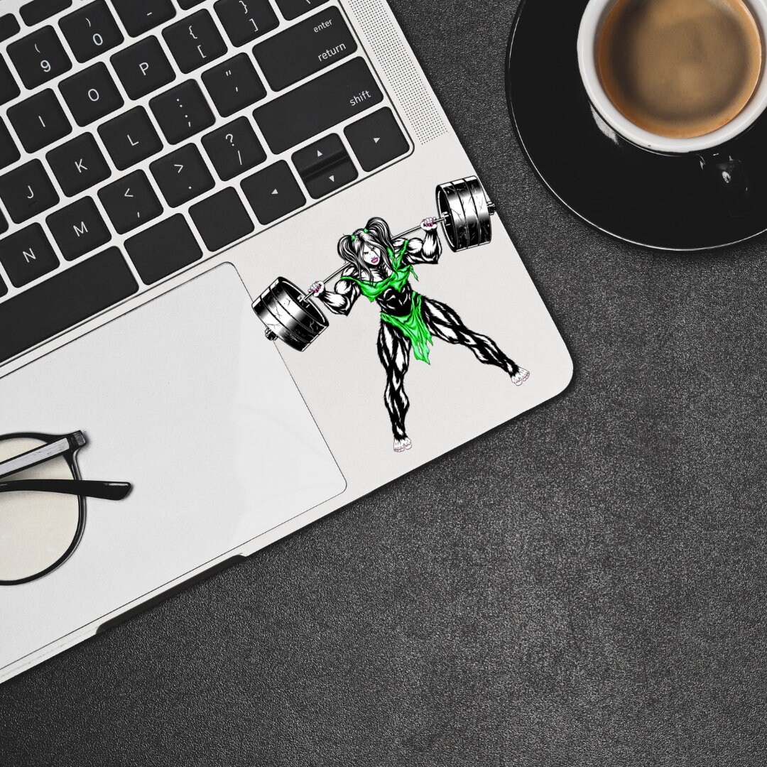 Lady Squatch Vinyl Sticker - Waterproof Impact Resistant - for ...