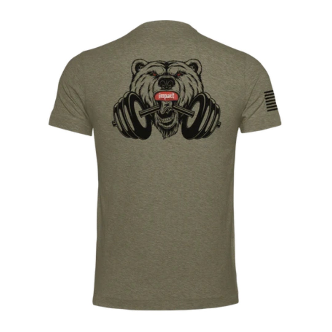 Grizz Grizzly Bear Unisex T-shirt - Funny Graphic Tee for Fitness and ...