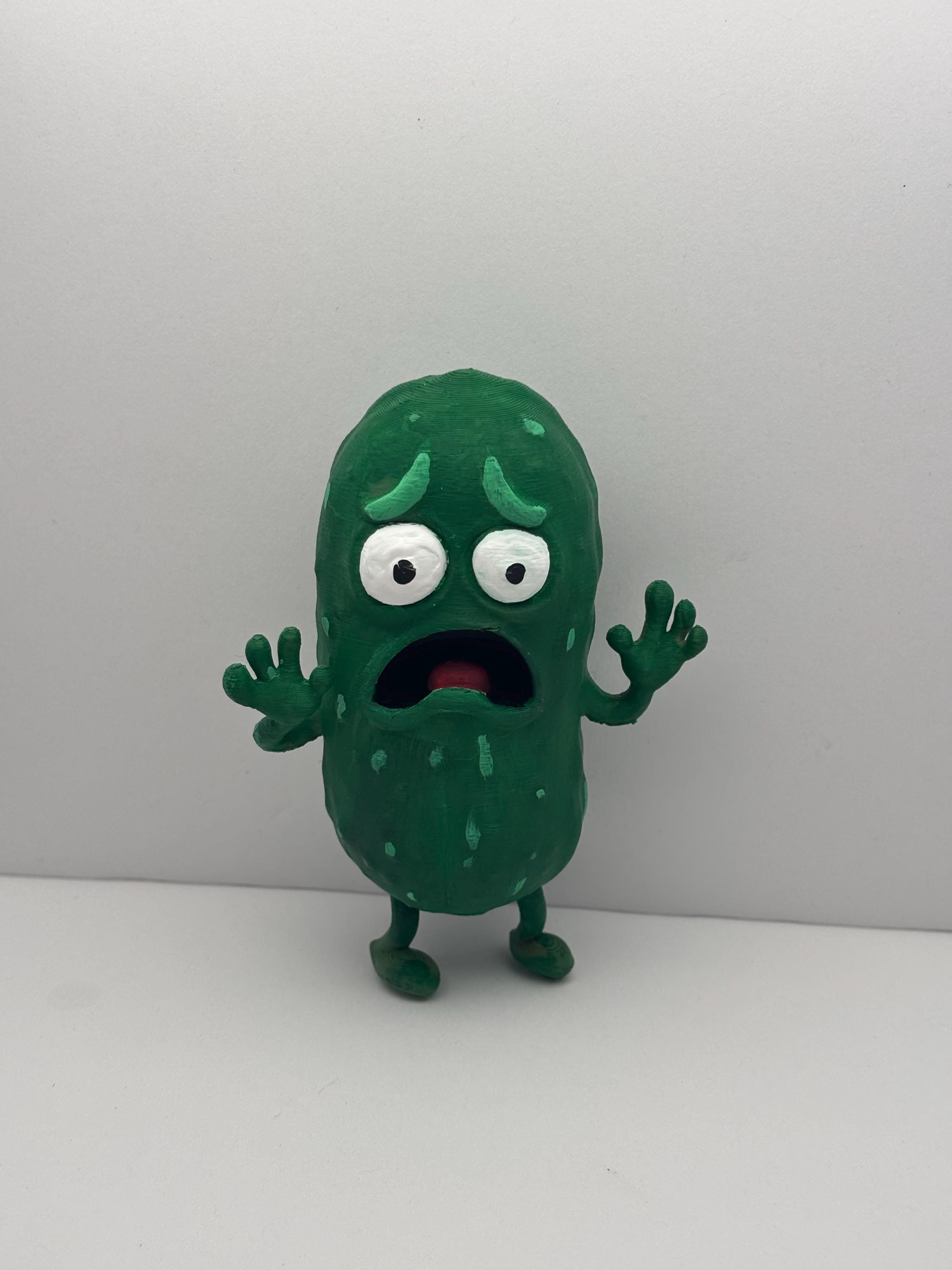 Scared Pickle – Funny 3D Printed Desk Buddy (jar Not Included) - Etsy