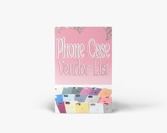 Vendor for Phone Case - Etsy