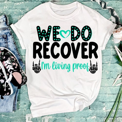 We Do Recover SVG sobriety Cricut File Sobriety PNG Sober - Etsy