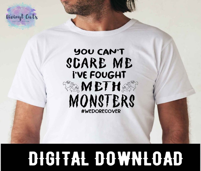 We Do Recover Png Svg Sobriety Cricut File Halloween - Etsy