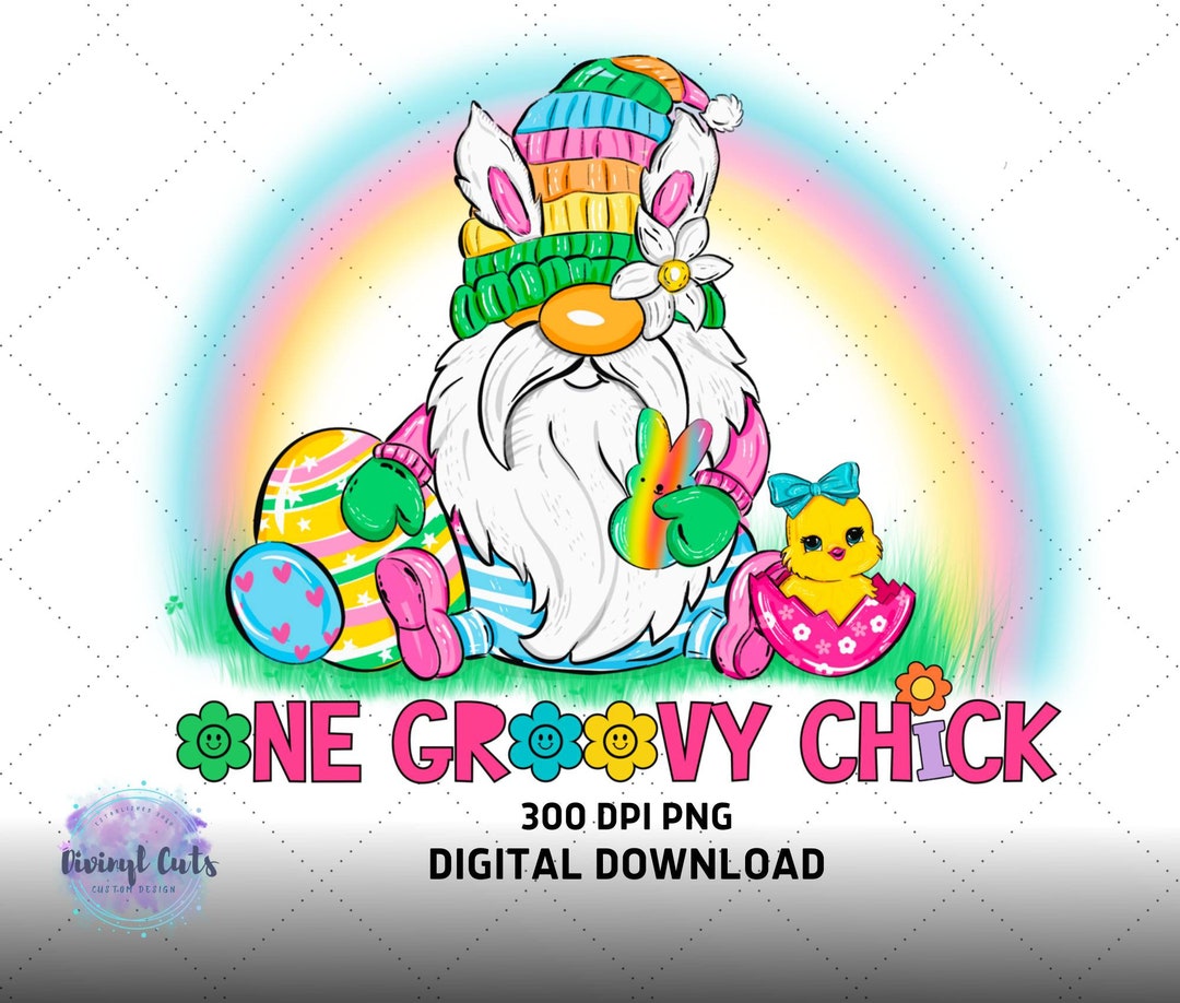 Easter PNG | One Groovy Chick | Happy Easter PNG| Easter Clipart| Hoppy ...