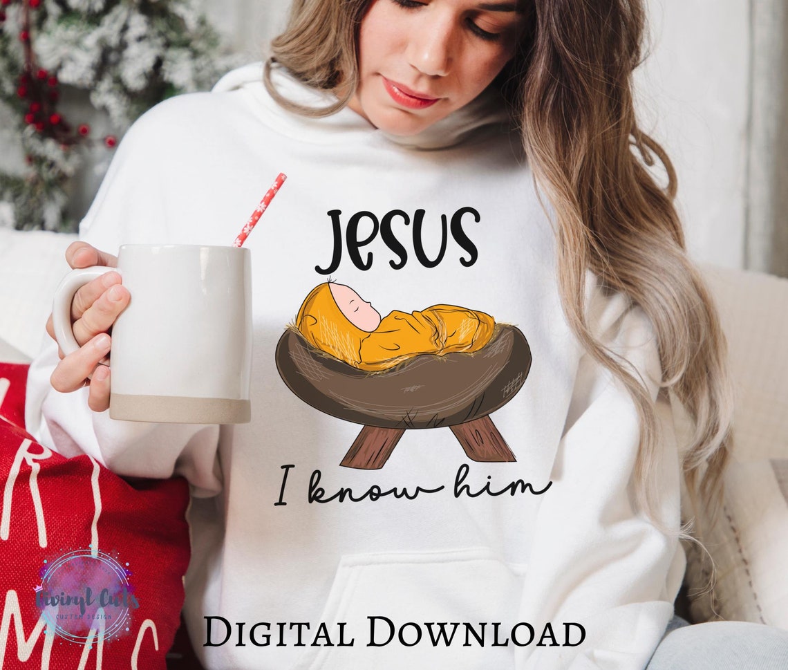 Jesus I Know Him Png| Nativity Scene Png | Baby in a Manger Png ...