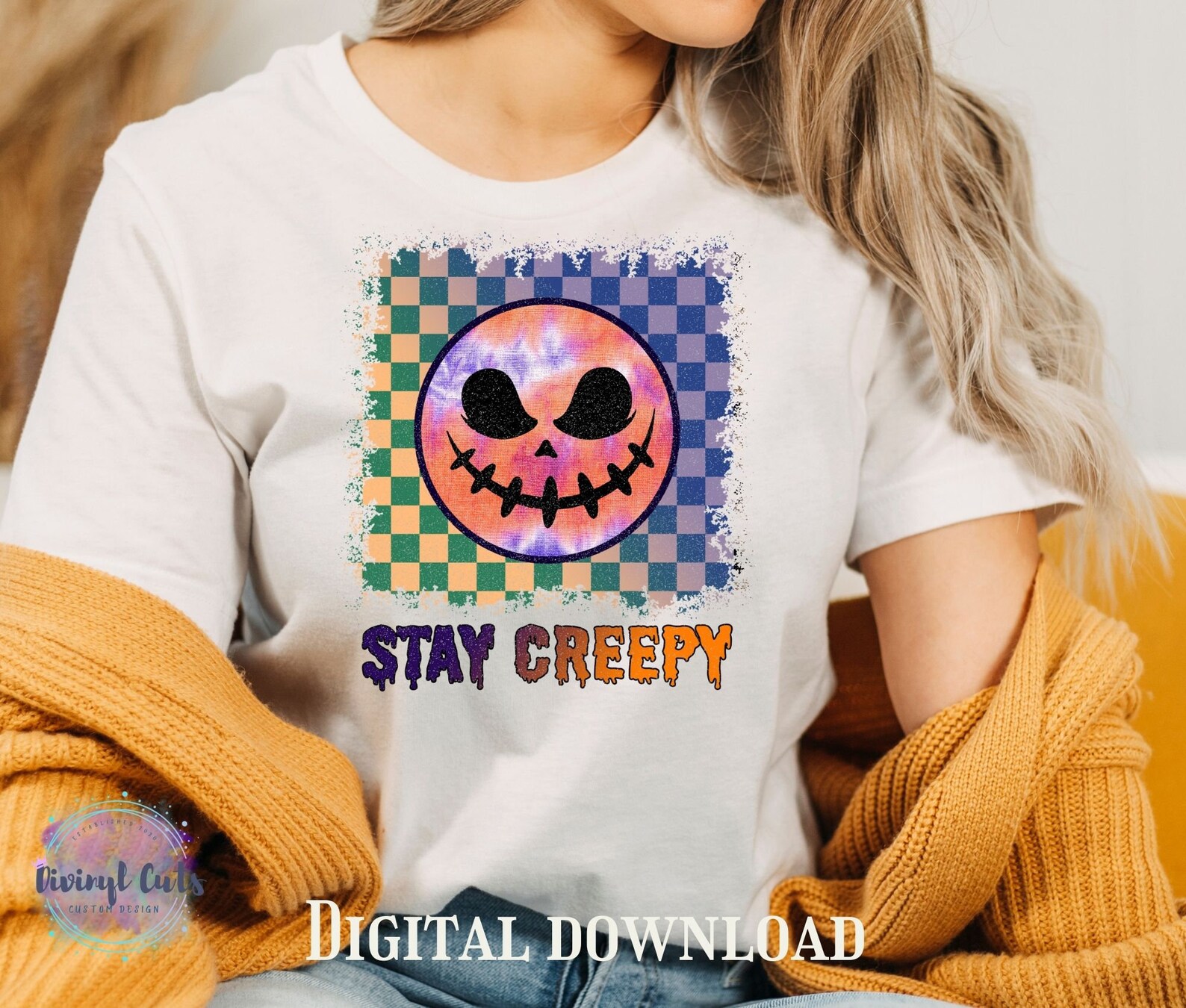 Stay Creepy PNG Creepy Smiley Face PNG Sublimationhalloween - Etsy