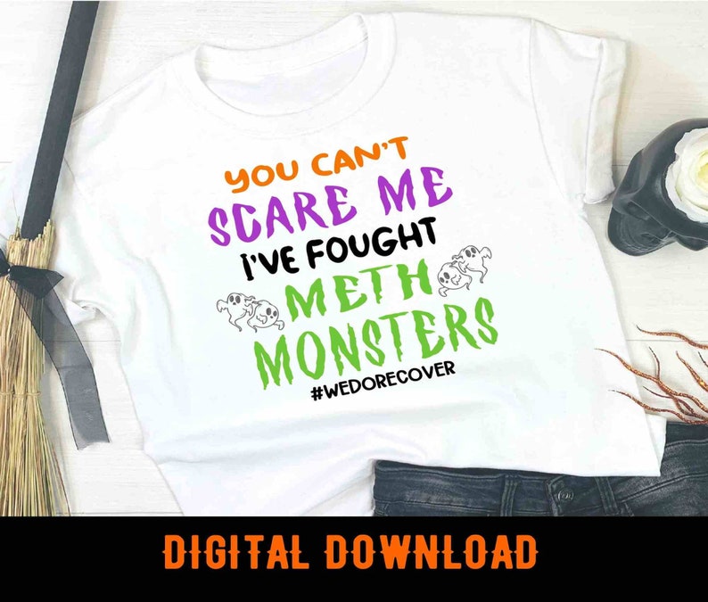 We Do Recover Png Svg Sobriety Cricut File Halloween - Etsy