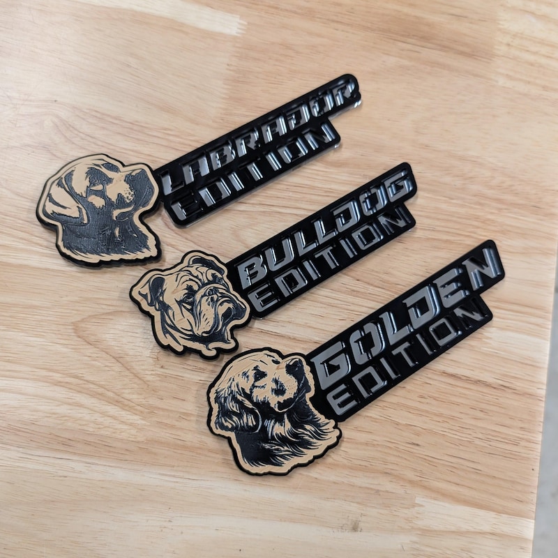 Dog Edition Badge for Car - Etsy