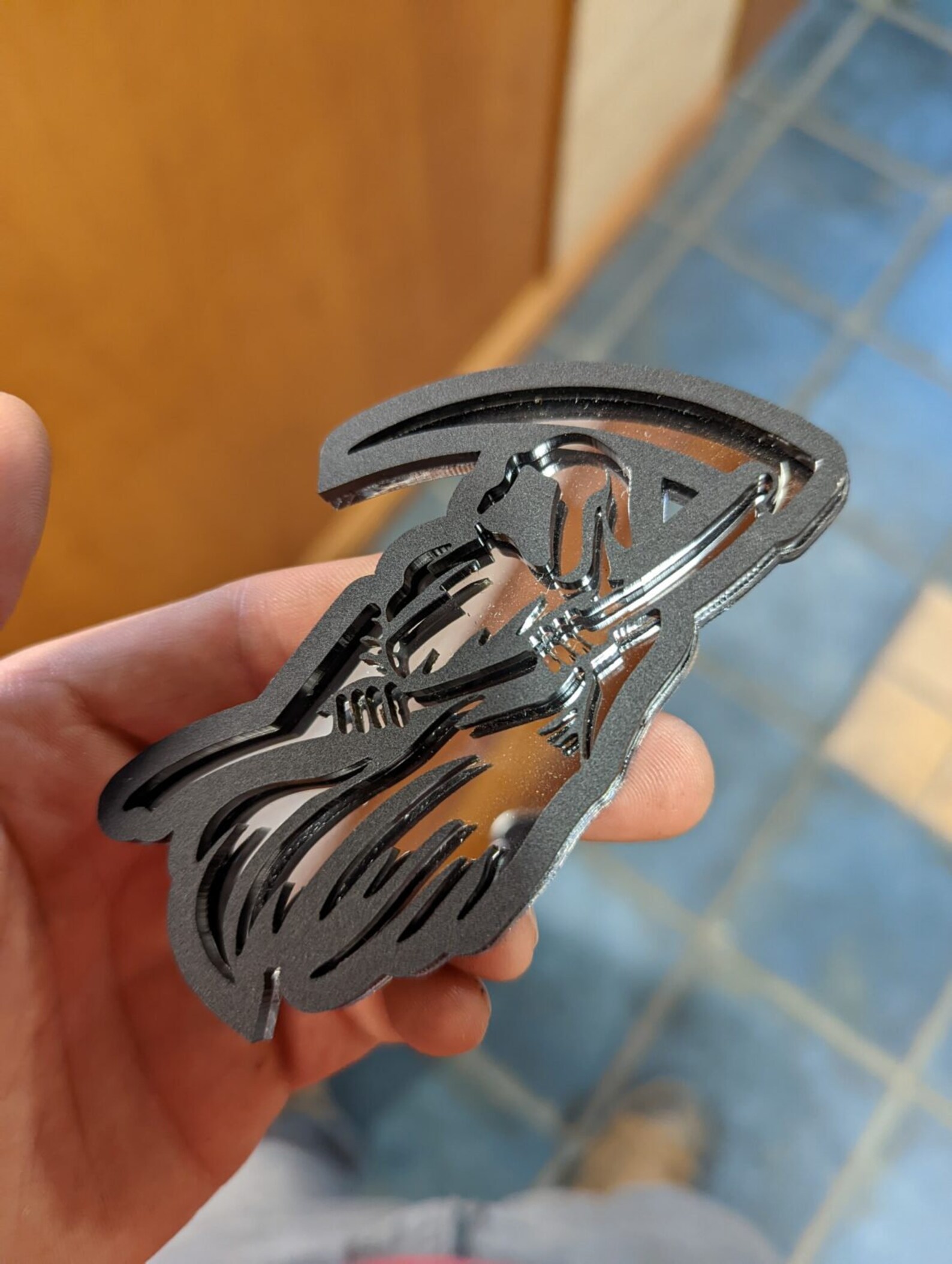 Grim Reaper Car Badge - Car Emblem - Etsy