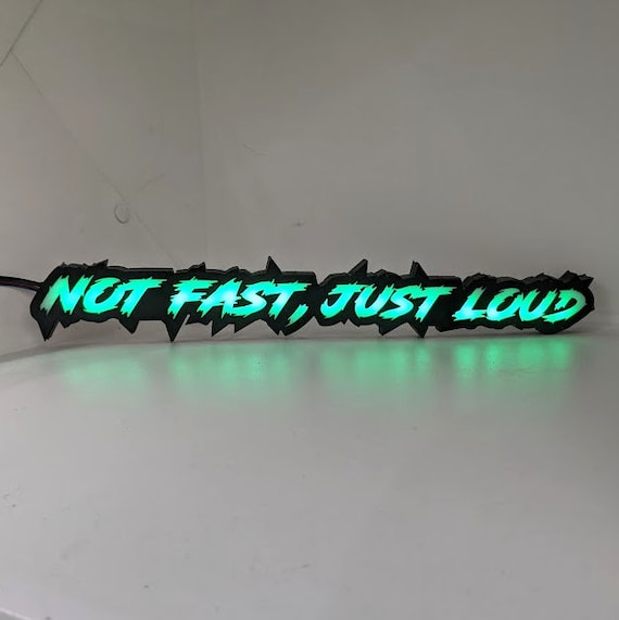 Led car badge store