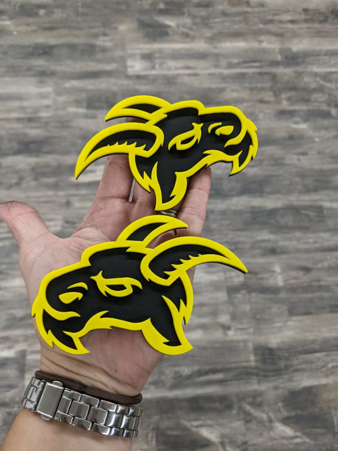 Angry Goat Fender Pair - Car Emblem Badges - Etsy