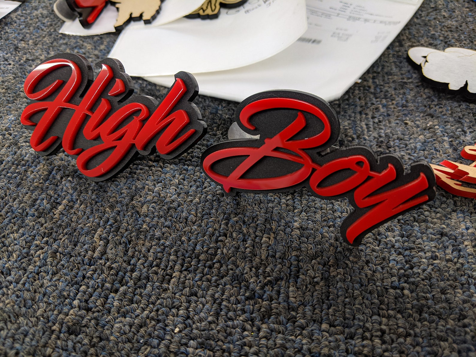 Custom Text Car Badge Script Font Type Your Own and Choose - Etsy