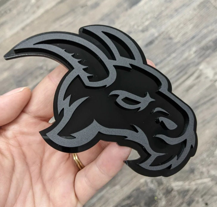 Angry Goat Fender - Car Emblem Badge - Etsy