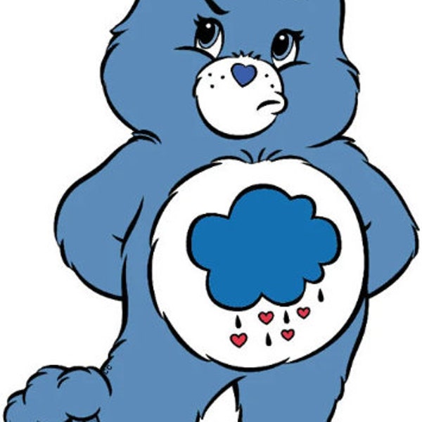 Grumpy Bear Svg - Etsy Australia