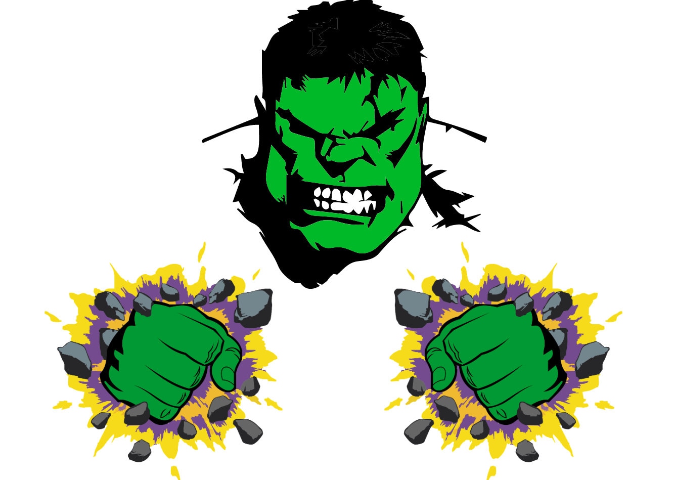 Hulk Smash Vector