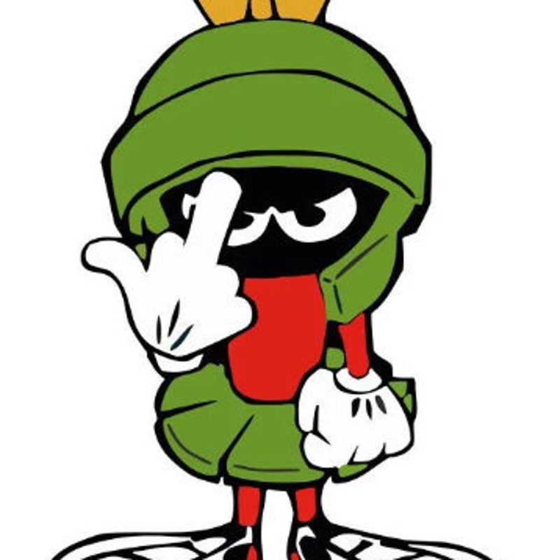 Marvin the Martian Sticker - Etsy