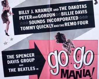 Beatles 1965 Poster - Etsy