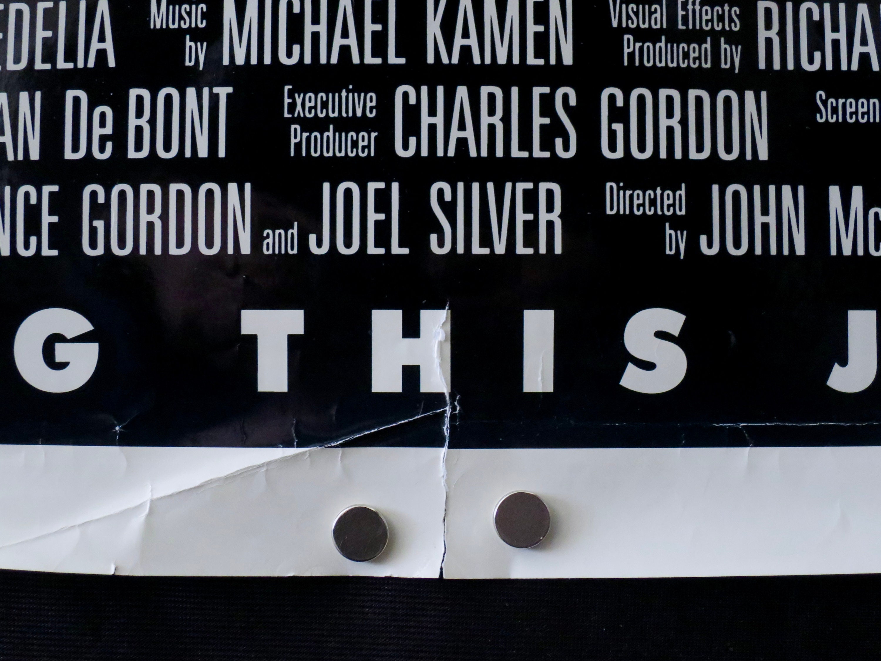 DIE HARD Advance 1 Sheet 1988 Original Rolled - Etsy