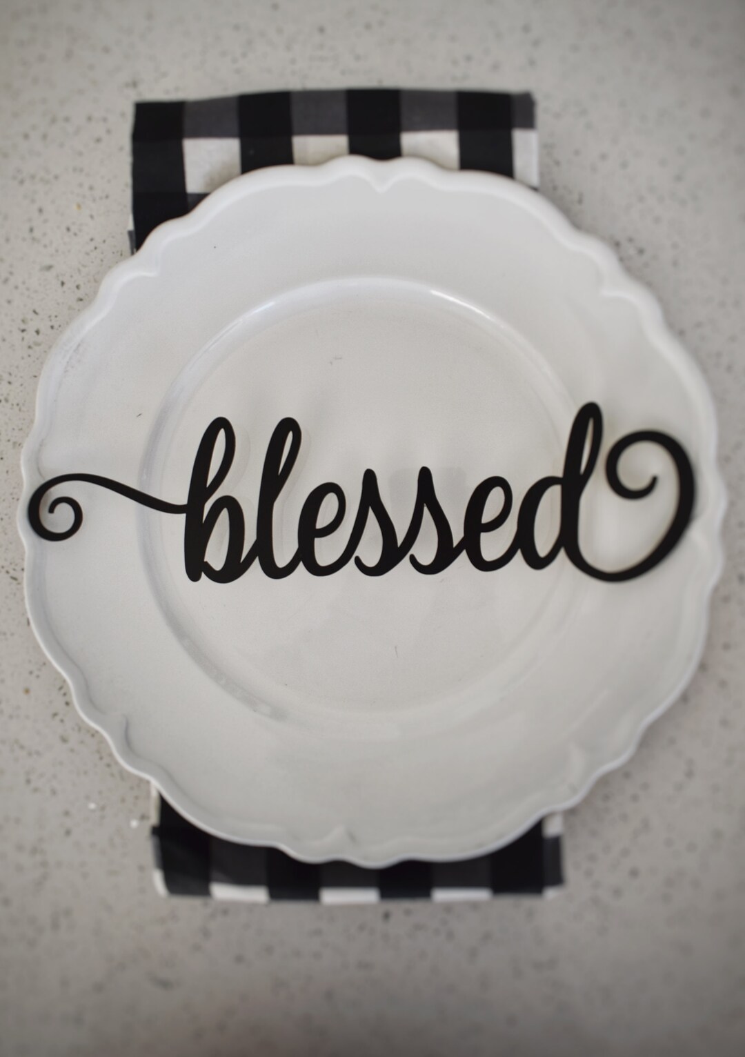 Laser Cut Plate Words for Table Scape - Etsy