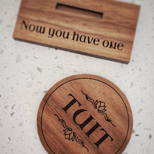 Laser Cut Round TUIT With Stand - Etsy