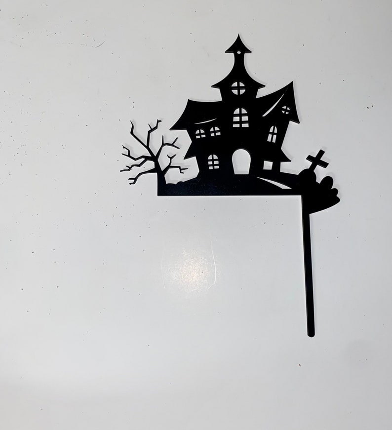 Halloween Spooky House Door Topper - Etsy