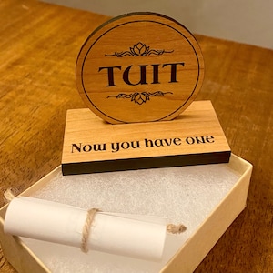 Laser Cut Round TUIT With Stand - Etsy